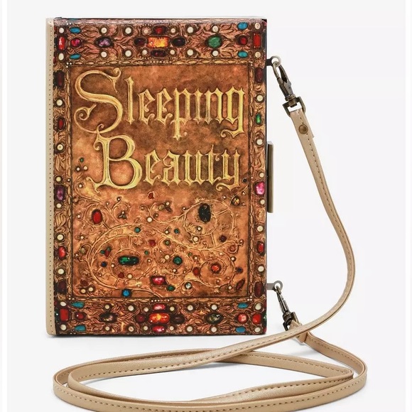Disney | Bags | Loungefly Disney Sleeping Beauty Storybook Clutch ...